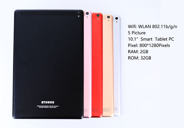 tablette de 2020 pouces A102, avec système Android, 4 go de RAM, 64 go ...